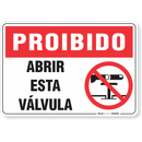 PLACA ATENÇÃO ÁREA INTERDITADA - isinaliza