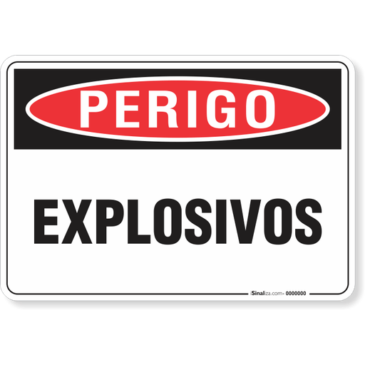 Placa Perigo Mantenha As Mãos Distantes Risco De Esmagamento - isinaliza