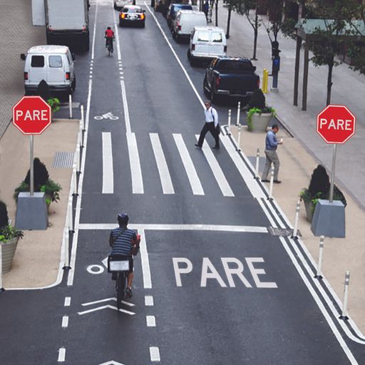 Placa Pare Parada Obrigatória R-1 - isinaliza